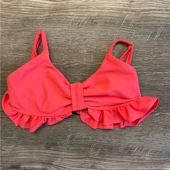 Five the label | Shirts & Tops | Five The Label Vibrant Coral Ruffled ...